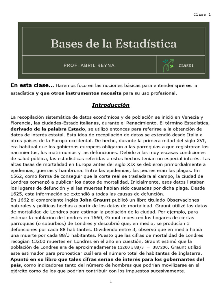 Esta Di Stica | PDF