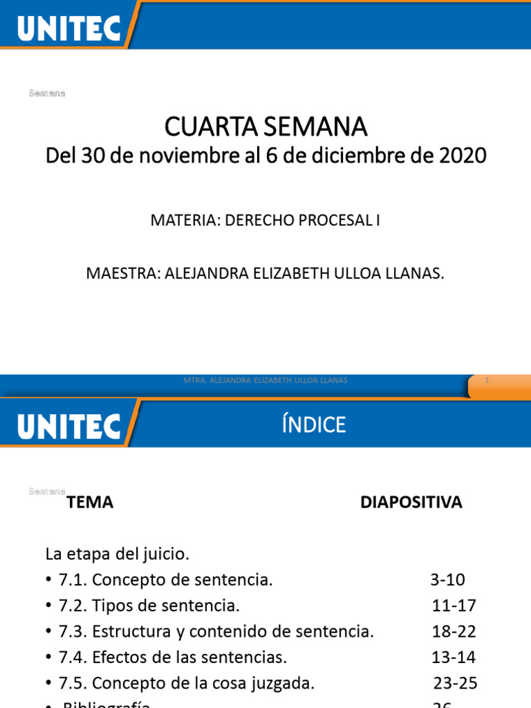 4 Cuarta Semana-Etapa Del Juicio | PDF
