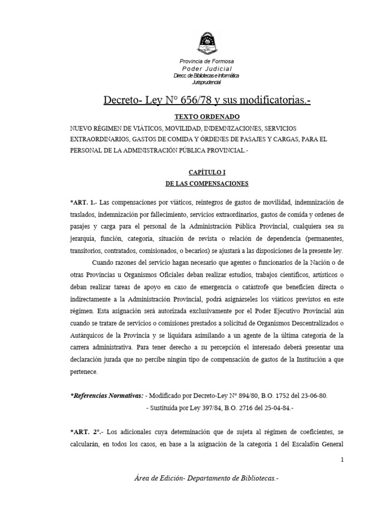 Decreto Ley 656 | PDF
