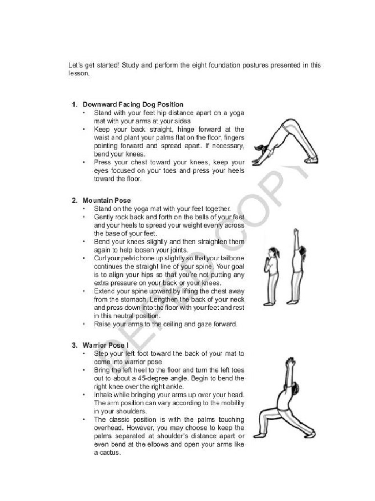 Proper Posture Activity | PDF