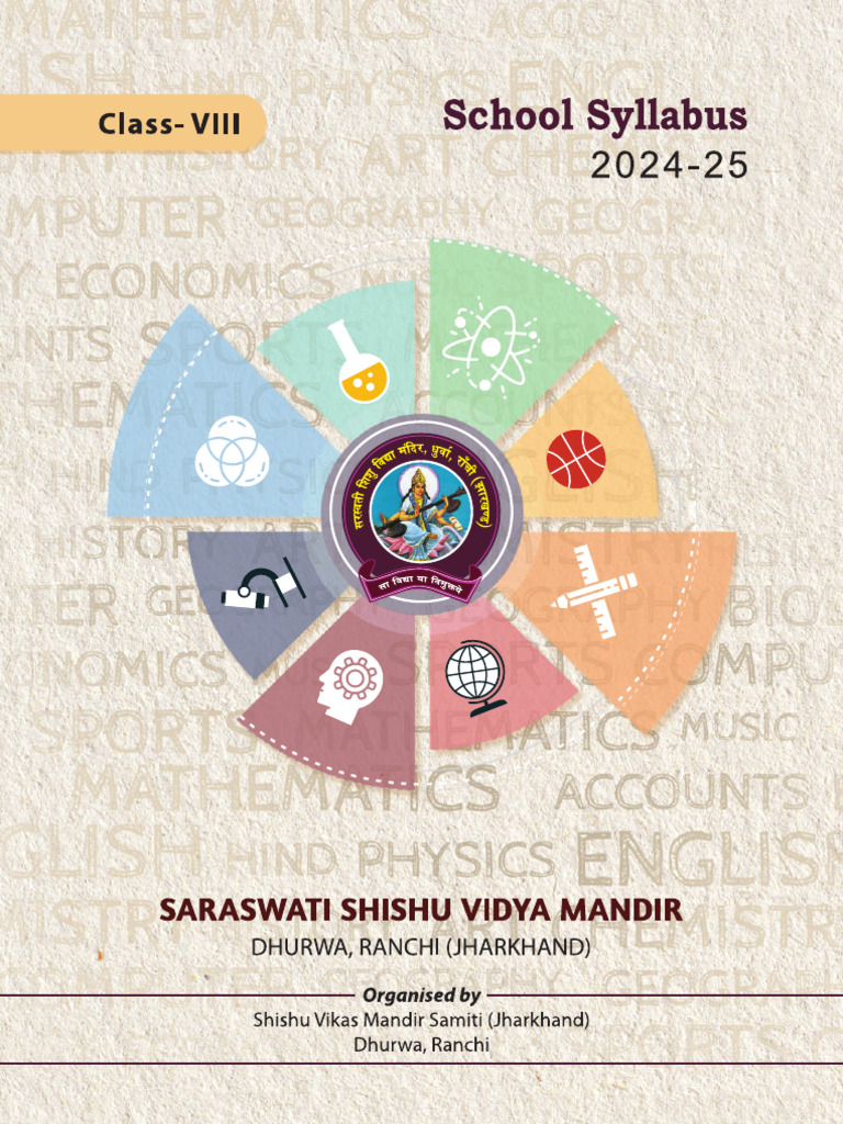 0569 - 2 - 2024 J - SSVM Syllabus STD VIII | PDF
