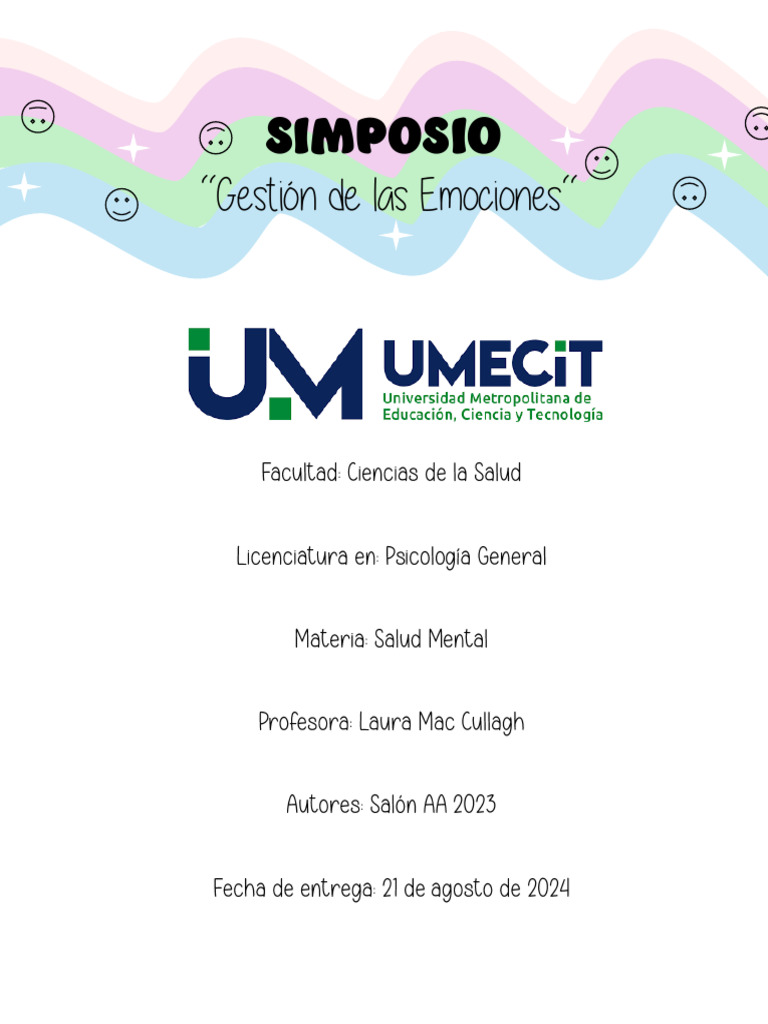 Simposio Informe | PDF