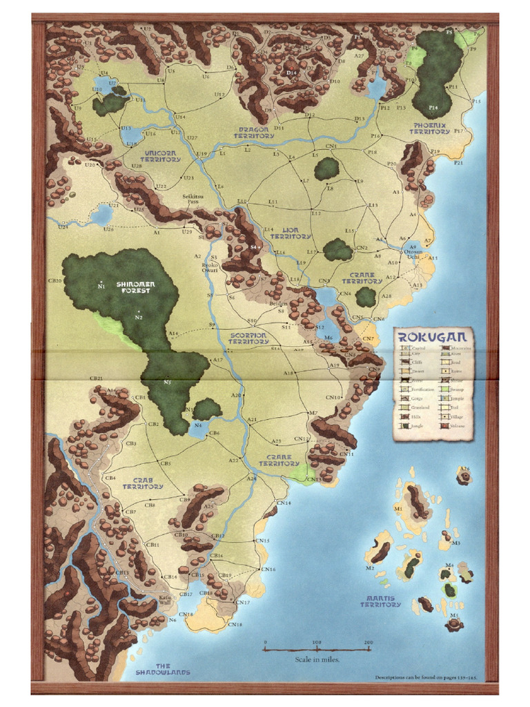 (ENG) - L5R - Rokugan Map 2 | PDF