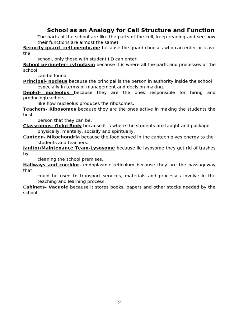 bio module cell structure and function - | PDF