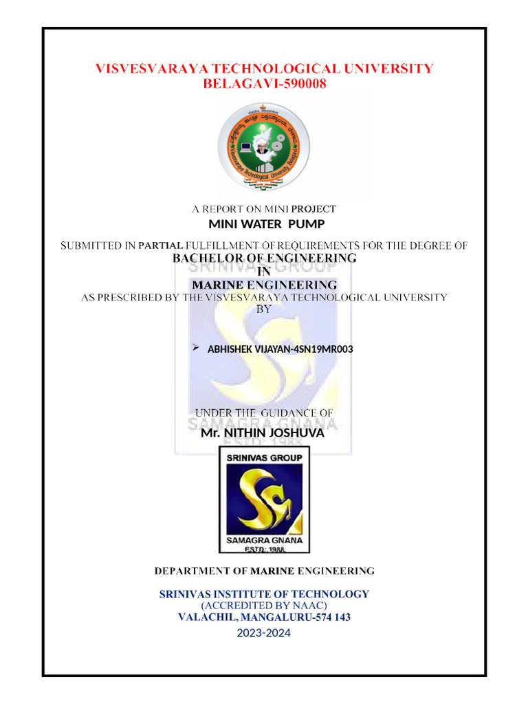 Mini Porject Report | PDF