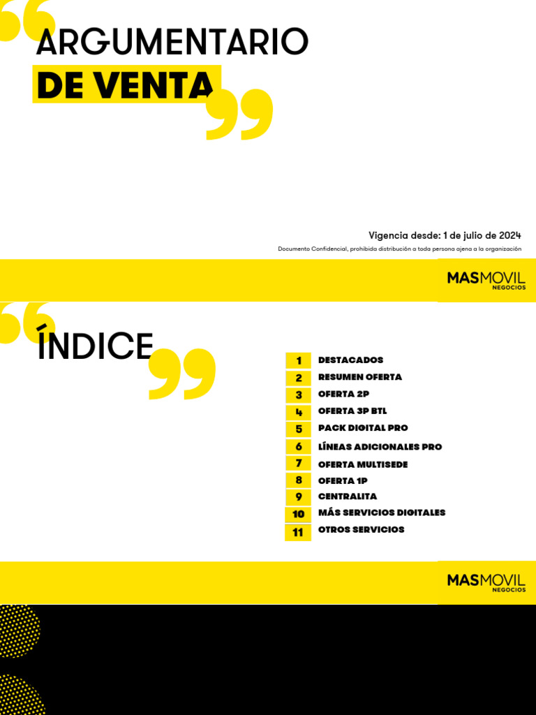 MM Negocios - ARGUMENTARIO - Julio 24 | PDF