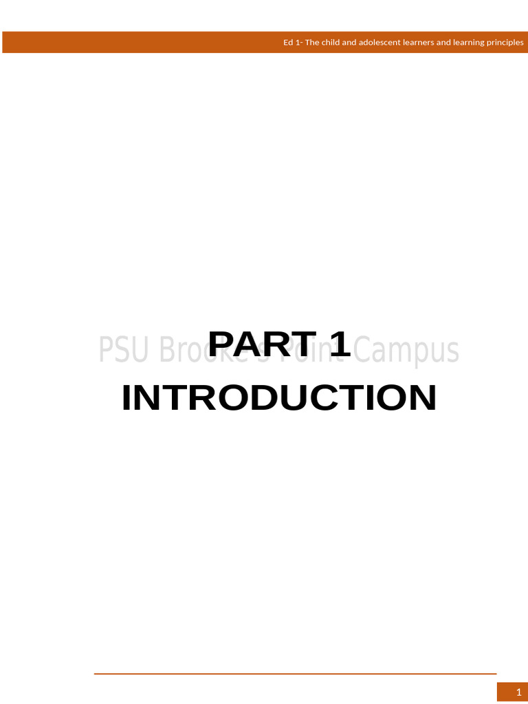 Complete Module Ed 1 | PDF | Id | Behavioural Sciences