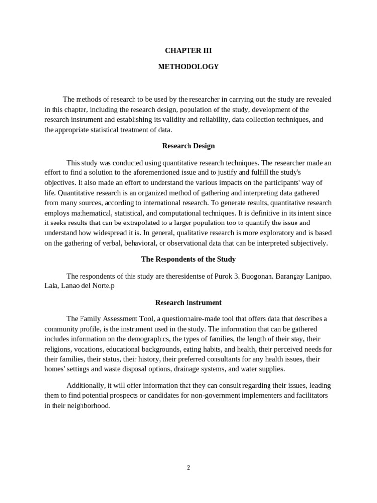 2 2 Methodology Final | PDF