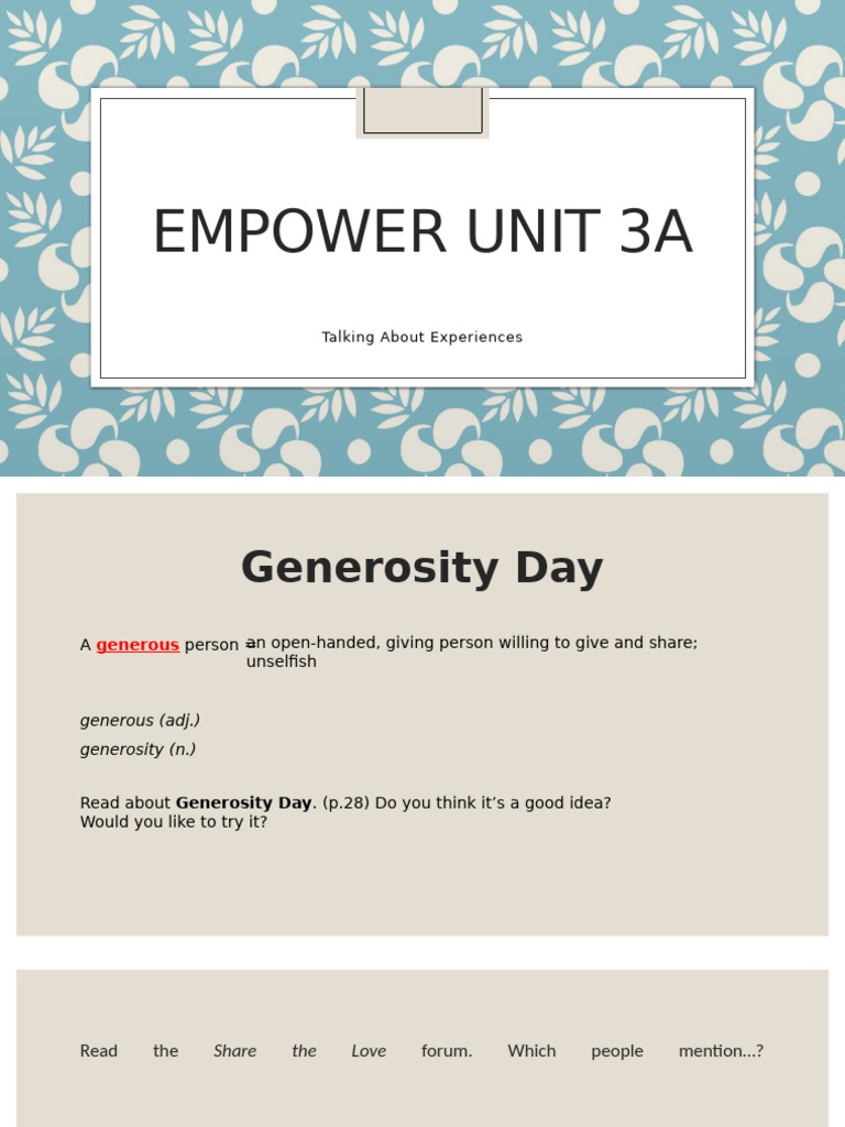 Empower 3A | PDF