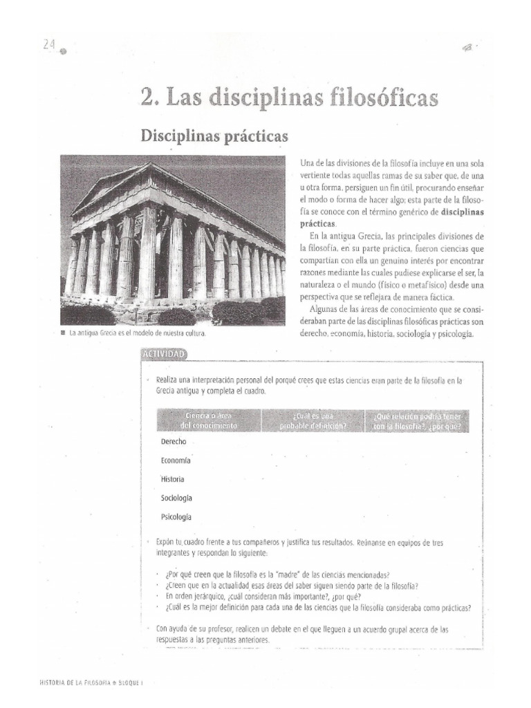 Las Disciplinas Filosóficas | PDF
