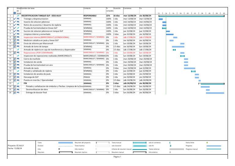 Cronograma - Eess Auly | PDF
