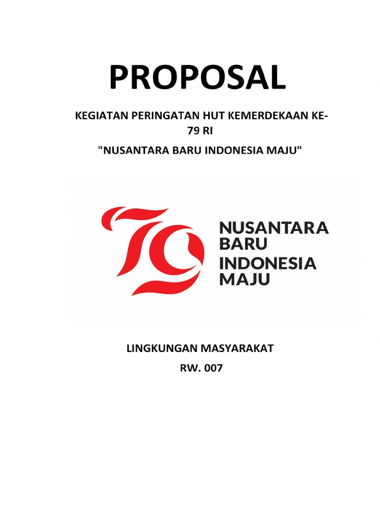 Proposal Agustus | PDF