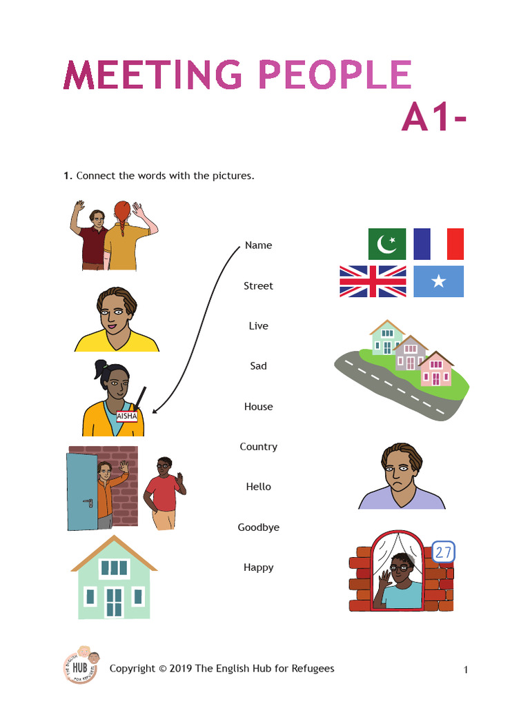 A1 Meeting People Students Worksheet 1 | PDF