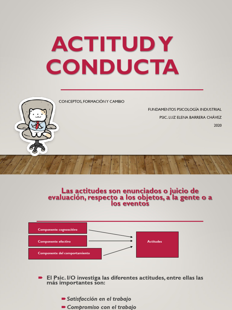 Actitud y Conducta | PDF