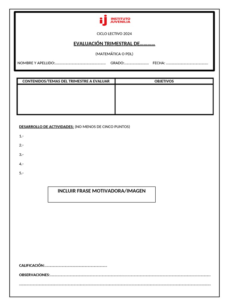 Formato Ev Trimestral 2024 | PDF