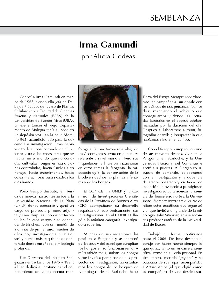 5.5 SEMBLANZA Gamundi | PDF