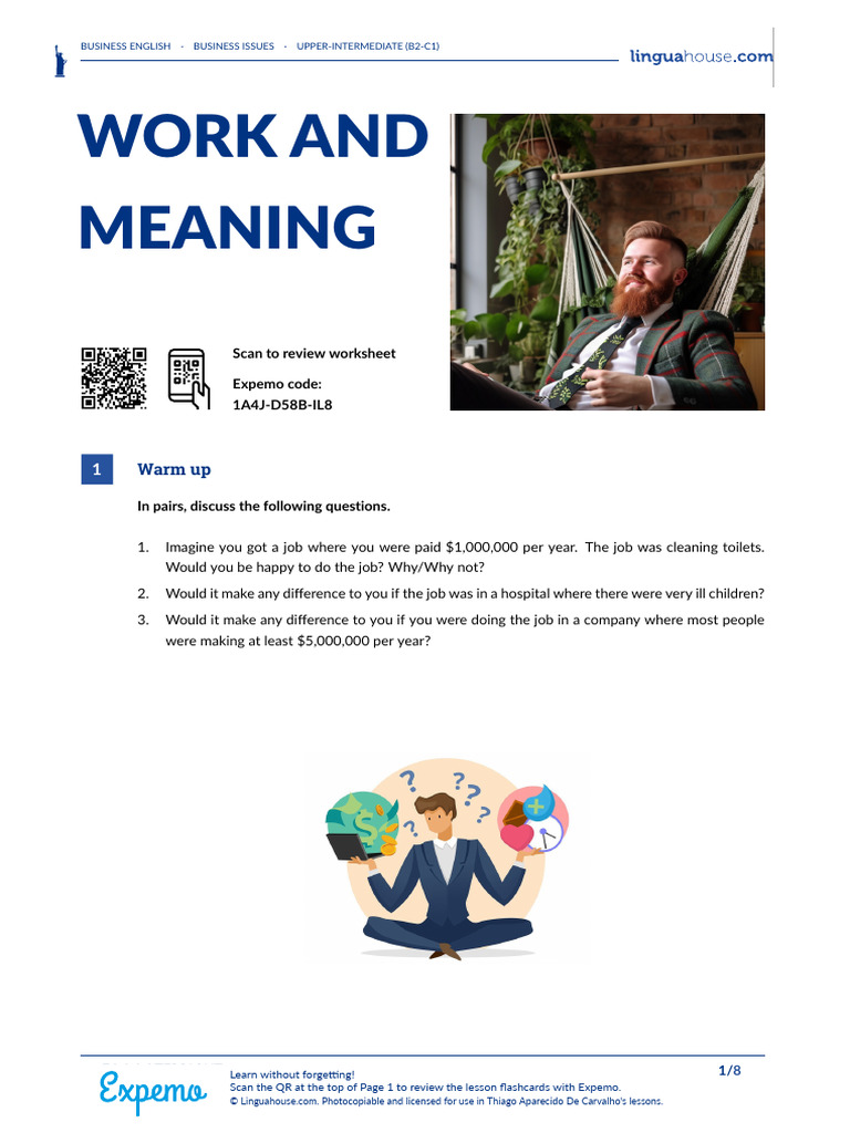 work English class | PDF
