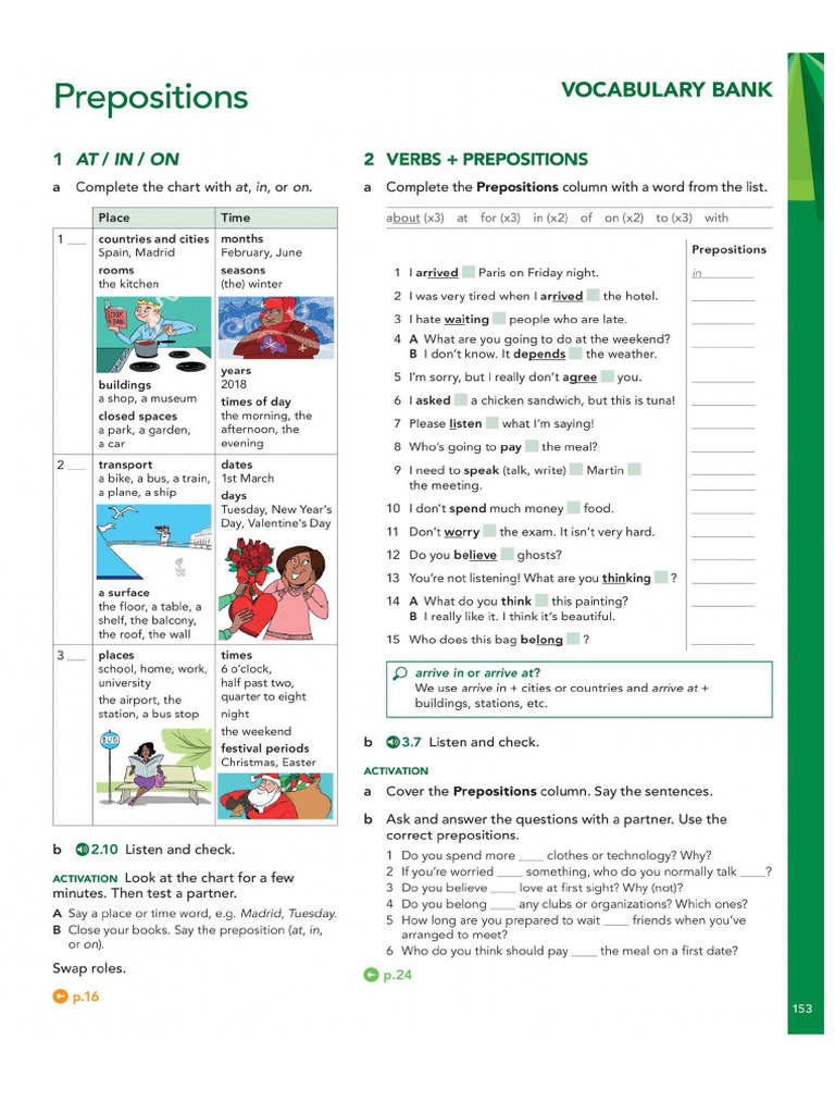 Preposition Practice | PDF