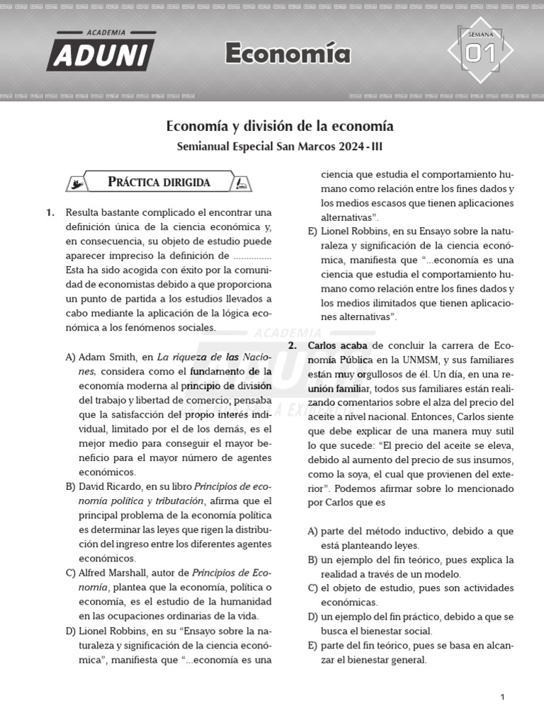 Ec SSM Dir Sem01 | PDF