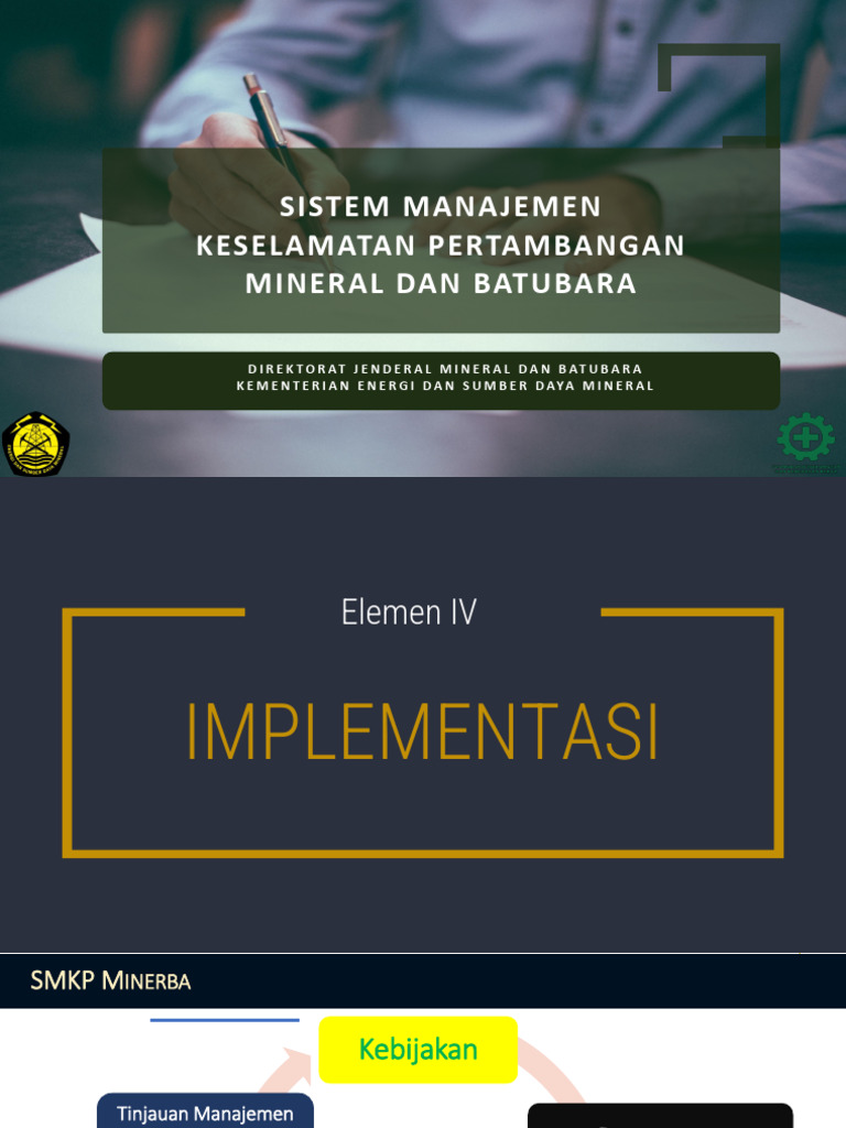 SMKP Minerba - Elemen IVa - Mersi | PDF