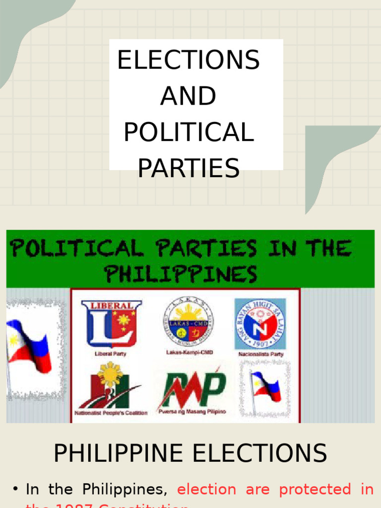 Elections and Political Parties | PDF