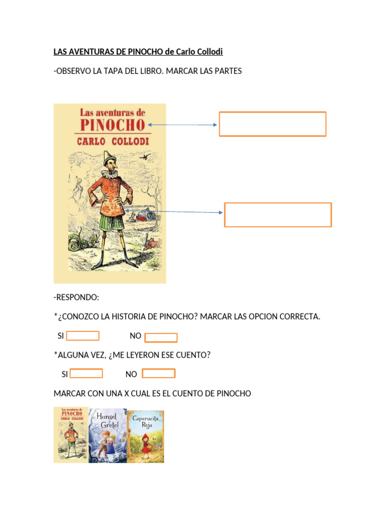 Las Aventura de Pinocho | PDF