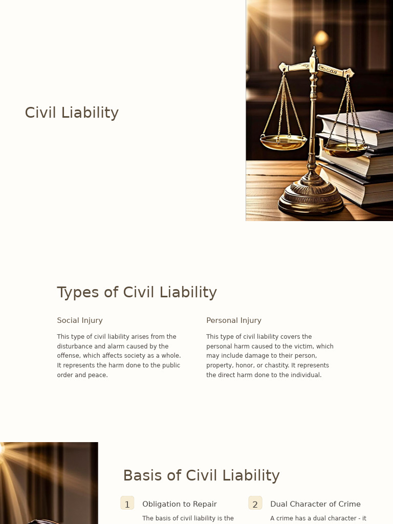 Civil Liability | PDF