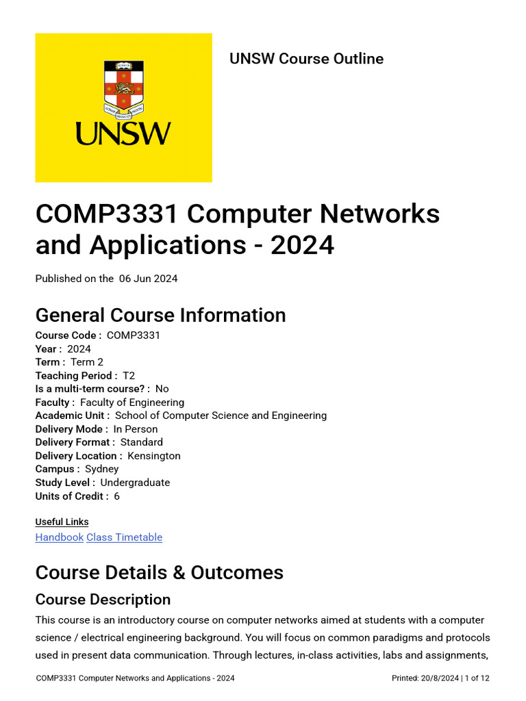 COMP3331 | PDF