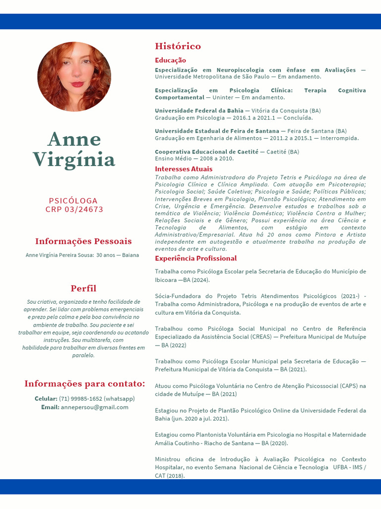 Anne Virgínia CV 2024 | PDF