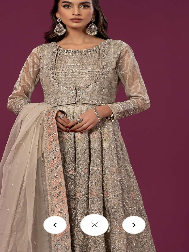 3 Piece Embroidered Net Suit SF-EF24-25 - Maria.B. Designs (AE) | PDF