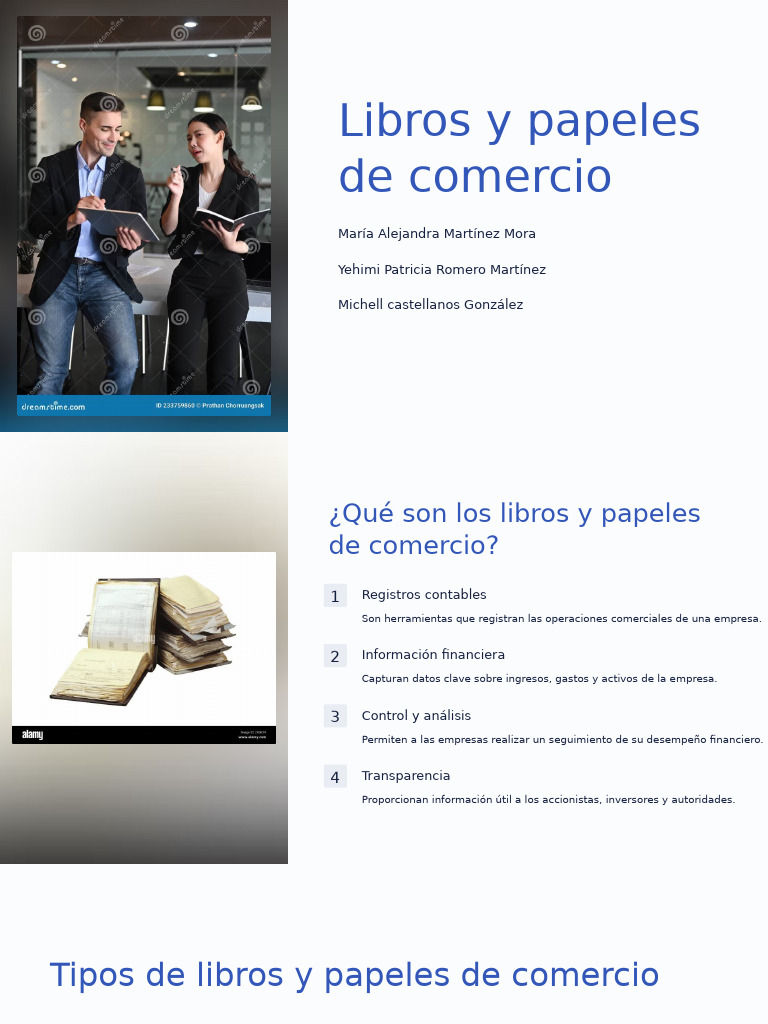 Libros y Papeles de Comercio | PDF