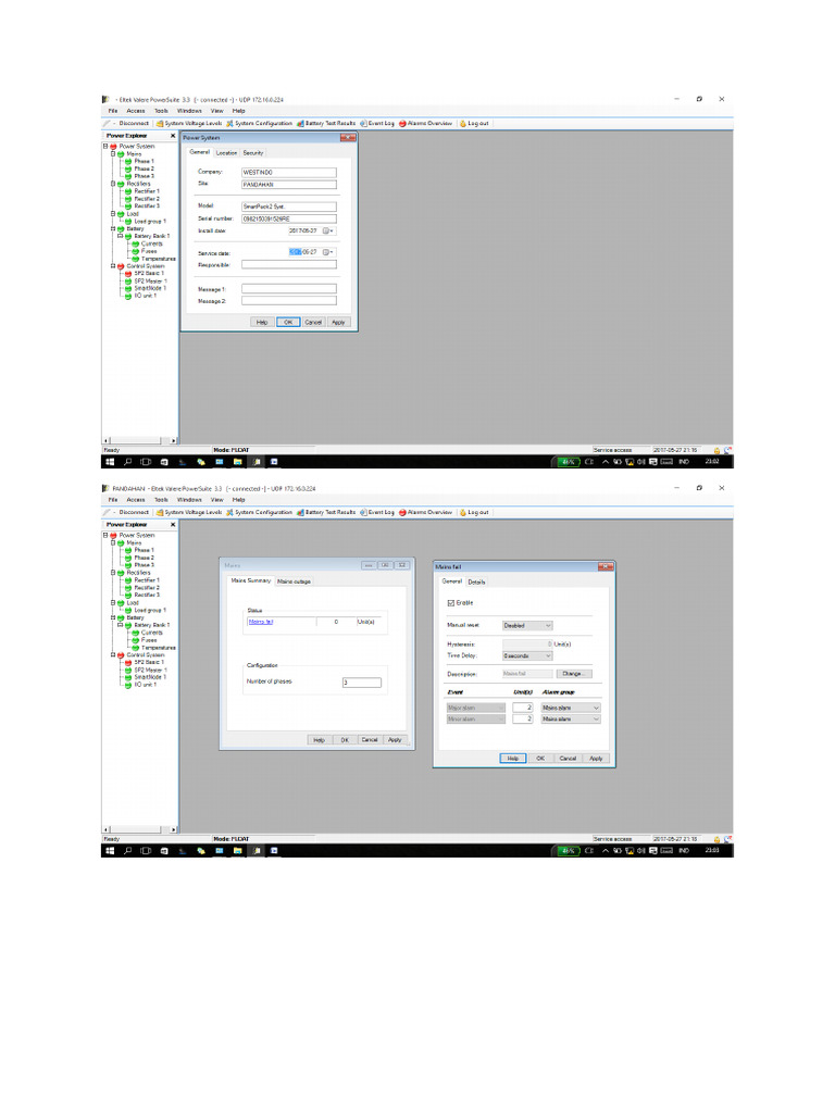 Panduang Setting Rectifier Eltel FP2 | PDF