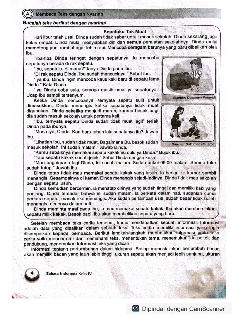 Lks Bintang Bindo Bab 1 Kls 4 | PDF