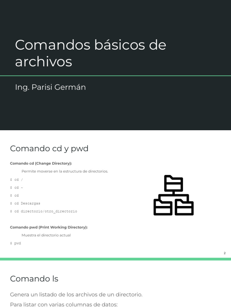 3 - Comandos Básicos de Archivos | PDF
