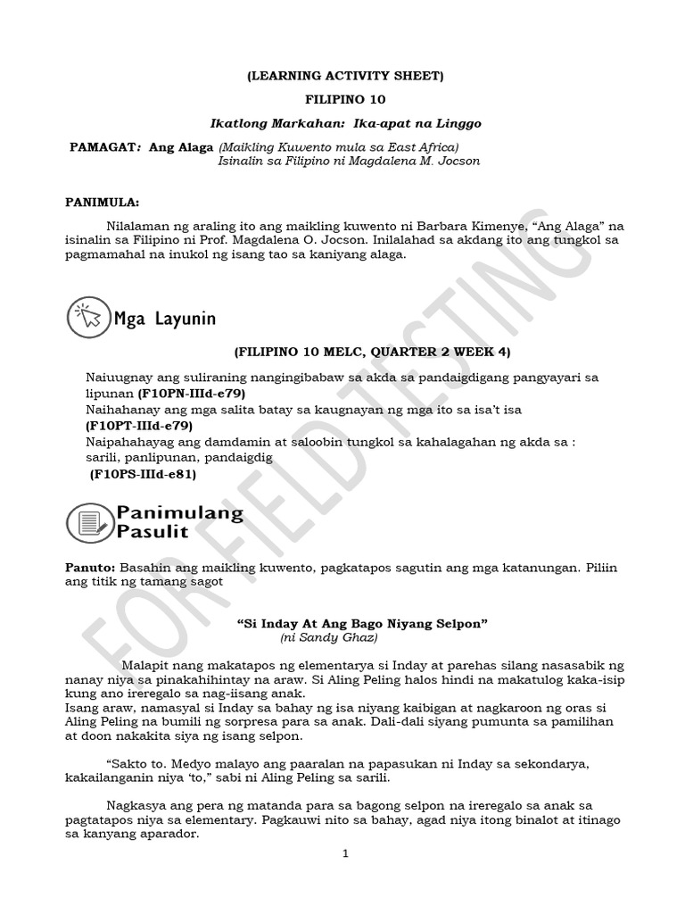 Fil 10 Q3 W4 Llido | PDF