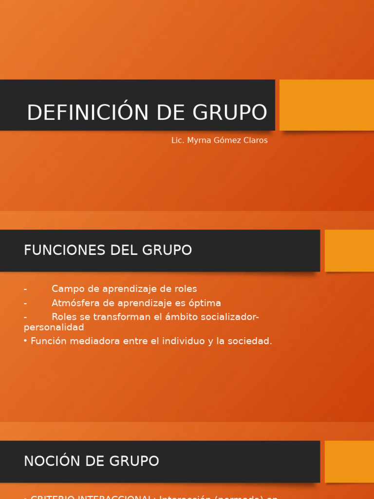 El Grupo Como Objeto Teórico | PDF | Crecimiento personal y profesional ...