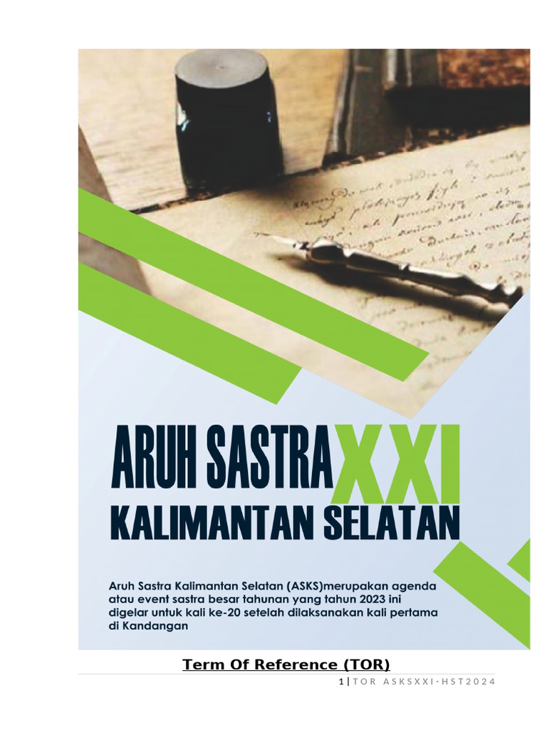 Term of Reference ASKS XXI | PDF