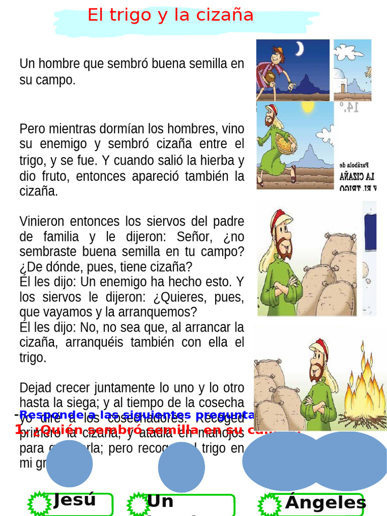 Parábola del Trigo y la Cizaña | PDF