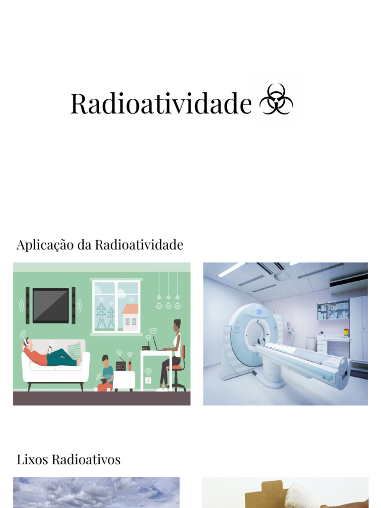 Radioatividade Slide | PDF