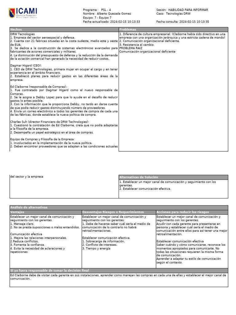 Tecnologas DRW | PDF