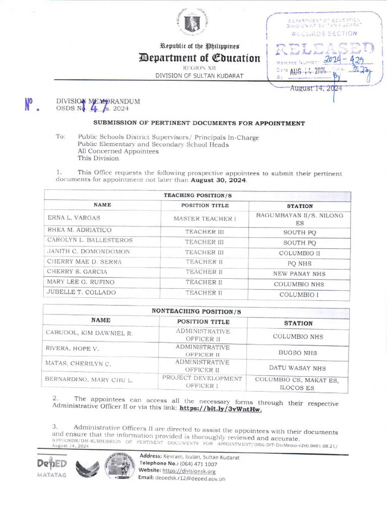 DM-OSDS No. 147, S. 2024 | PDF