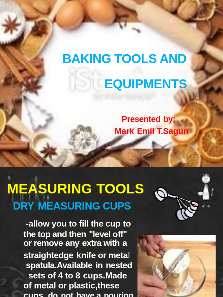 Baking Tools and Equipment | PDF | Baking | Cakes