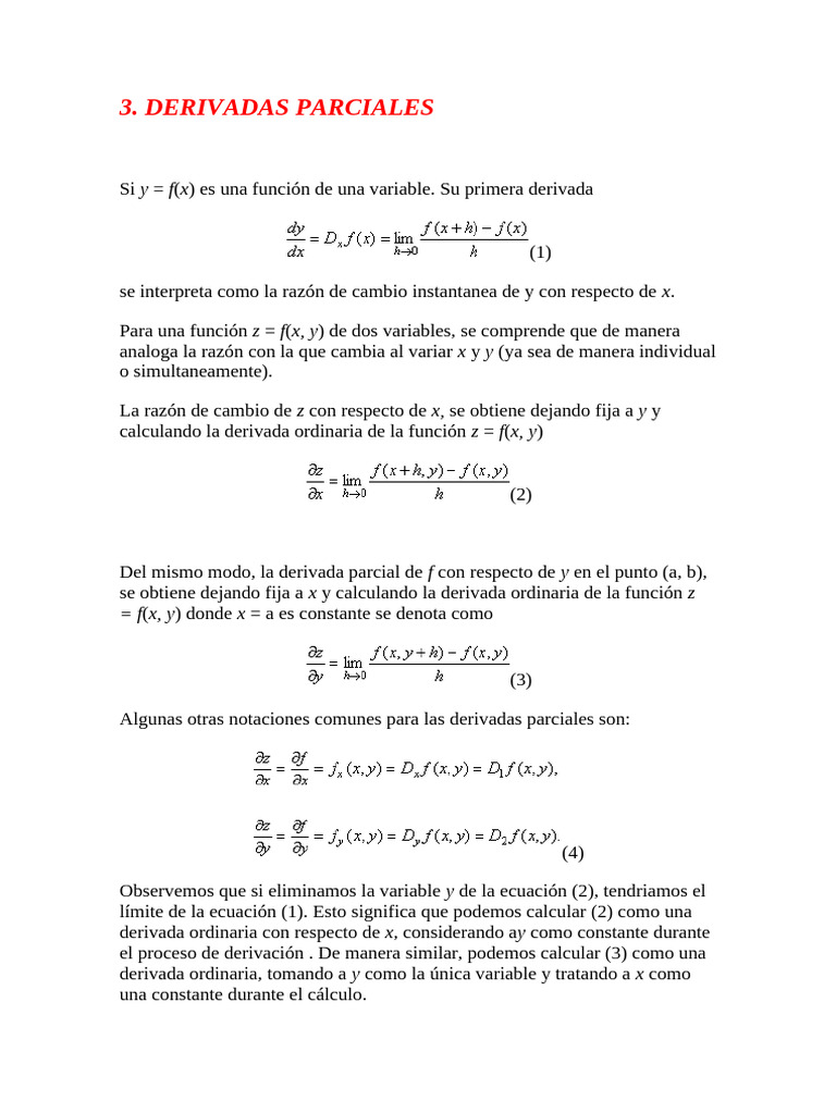 DERIVADAS | PDF