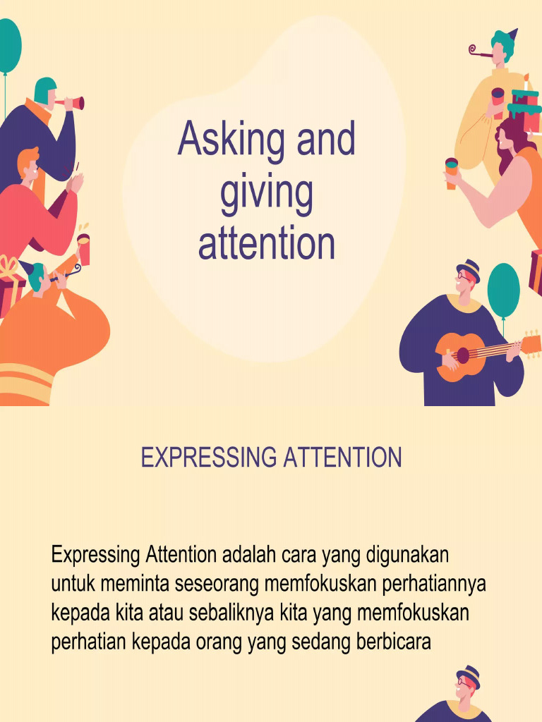 Materi Asking and Giving Attention | PDF