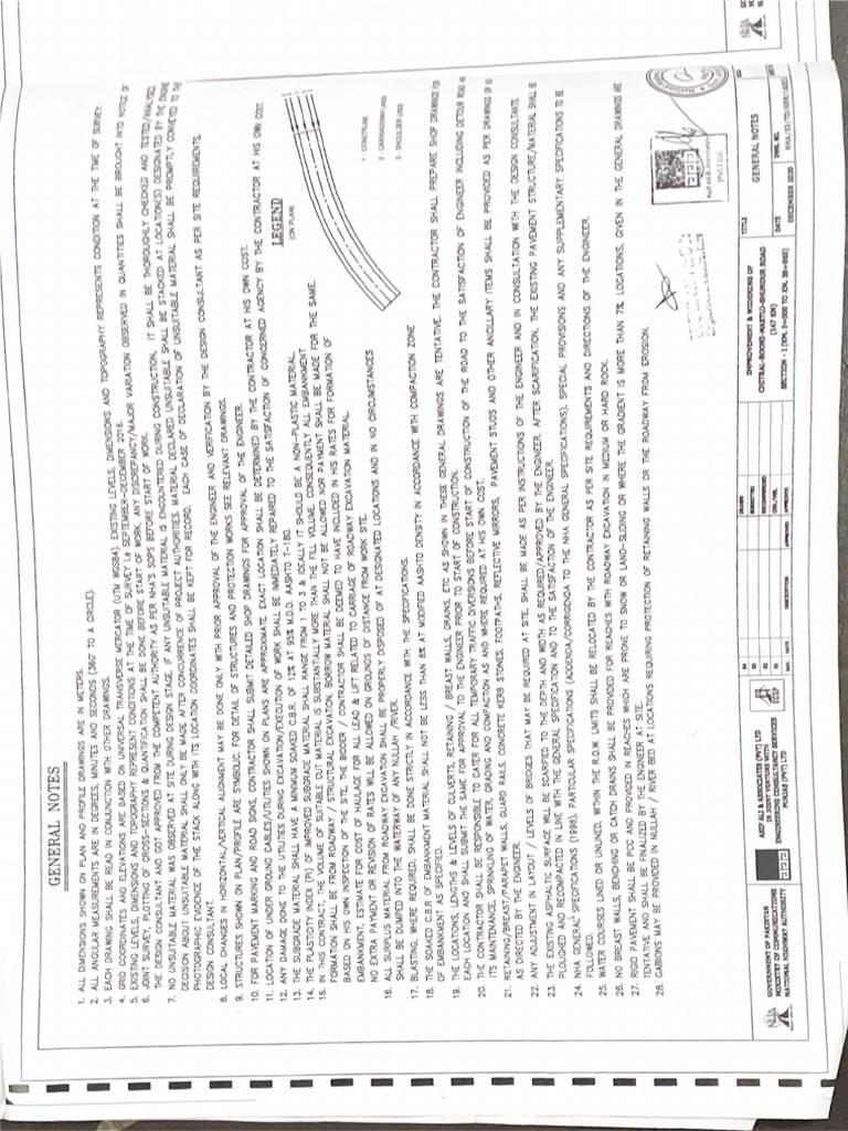 General Notes Drawings | PDF