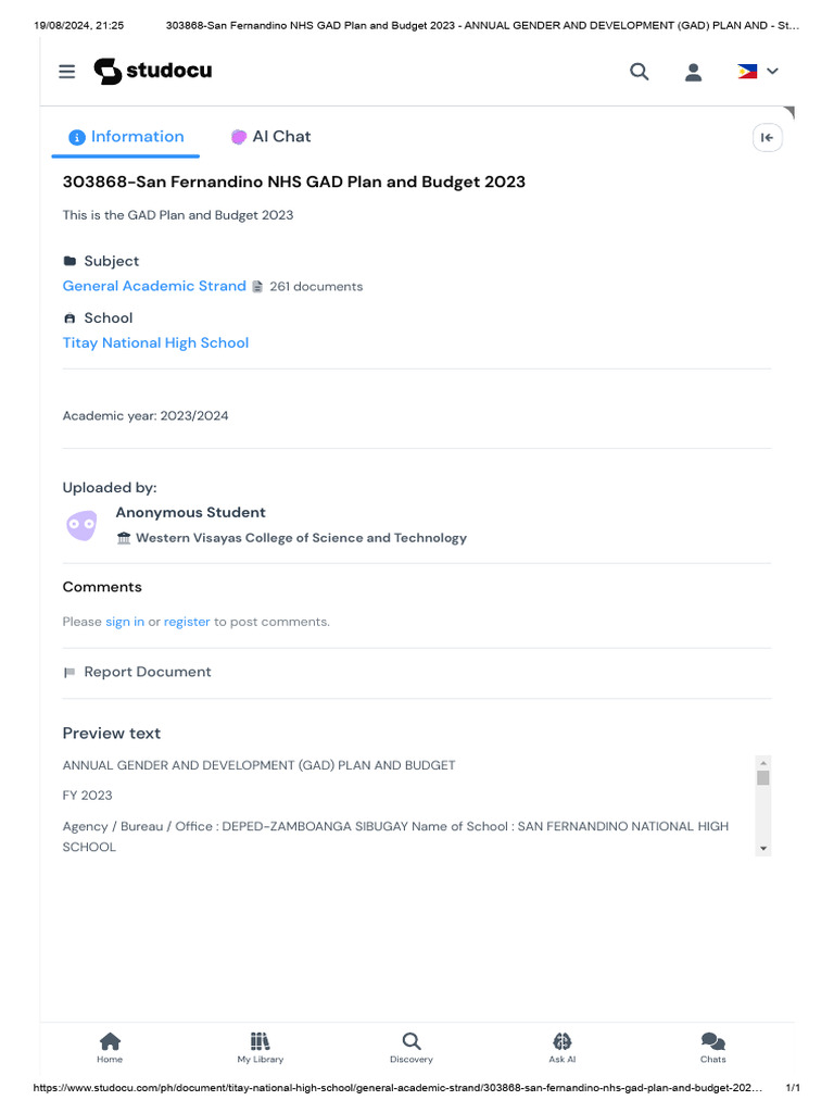 303868-San Fernandino NHS GAD Plan and Budget 2023 - ANNUAL GENDER AND ... 303868-San Fernandino NHS GAD Plan and Budget 2023 - ANNUAL GENDER AND ...