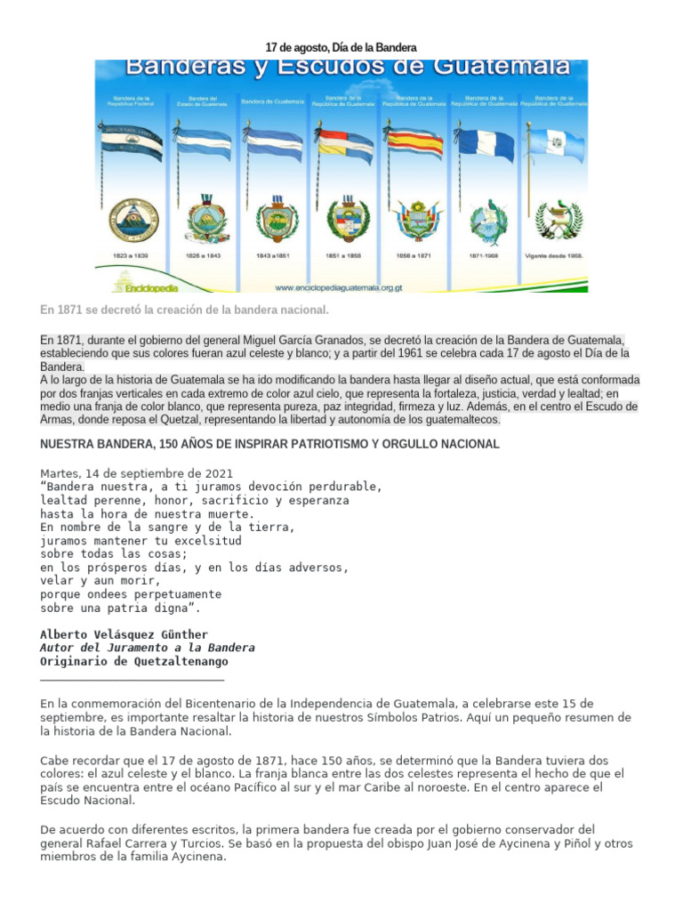 Historia de La Bandera | PDF