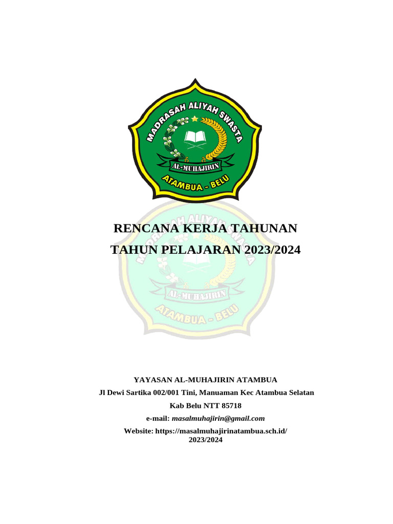 Rencana Kerja Tahunan RKT | PDF