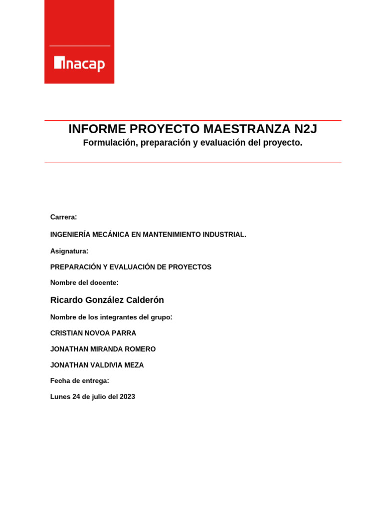 Informe Proyecto Final Eva5 | PDF