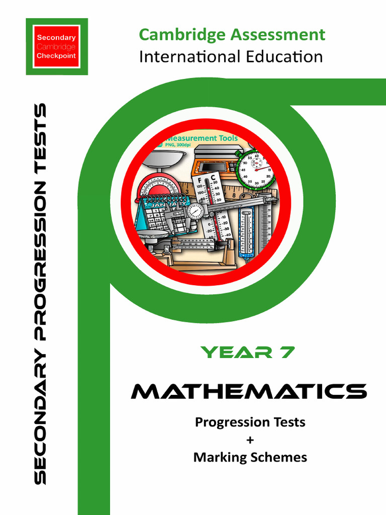 Sample Pages - Math Year 7 Prog. Tests | PDF